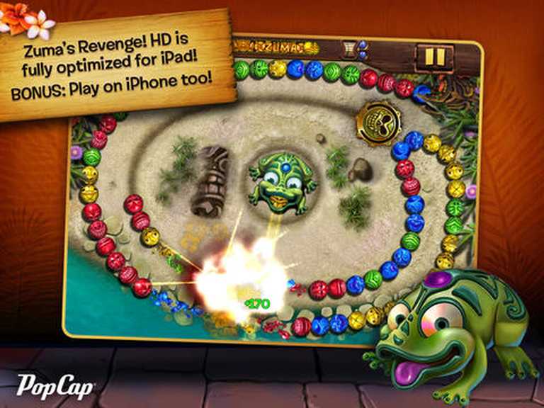 Скачать бесплатно Zuma’s Revenge! HD для iOS