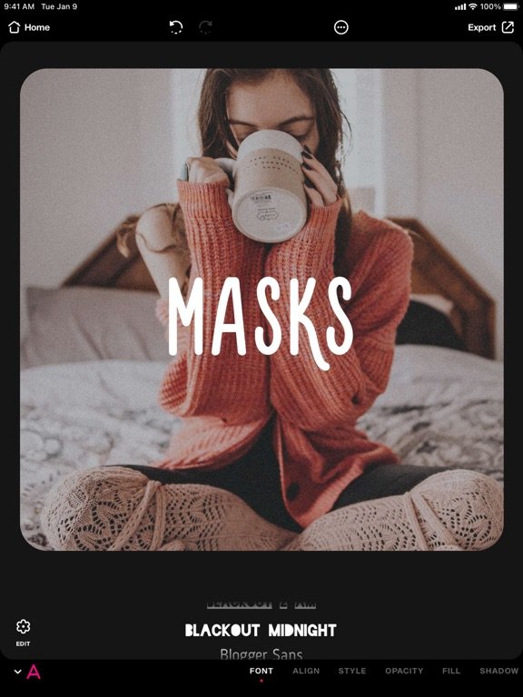 Скачать бесплатно Font Candy Photo & Text Editor для iOS